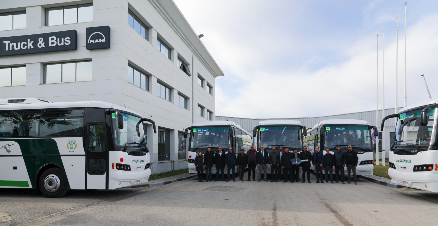 Alpha Bus renforce le transport régional à Béja avec 5 autocars Confort ...